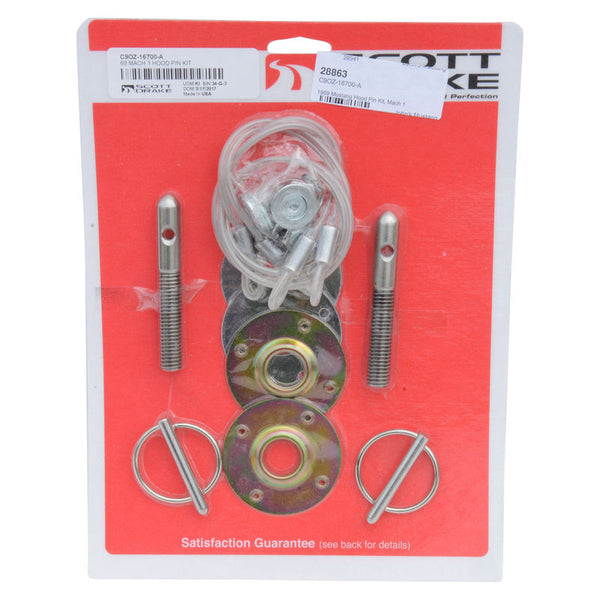 John's Mustang: 1969 Mustang Hood Pin Kit, Mach 1