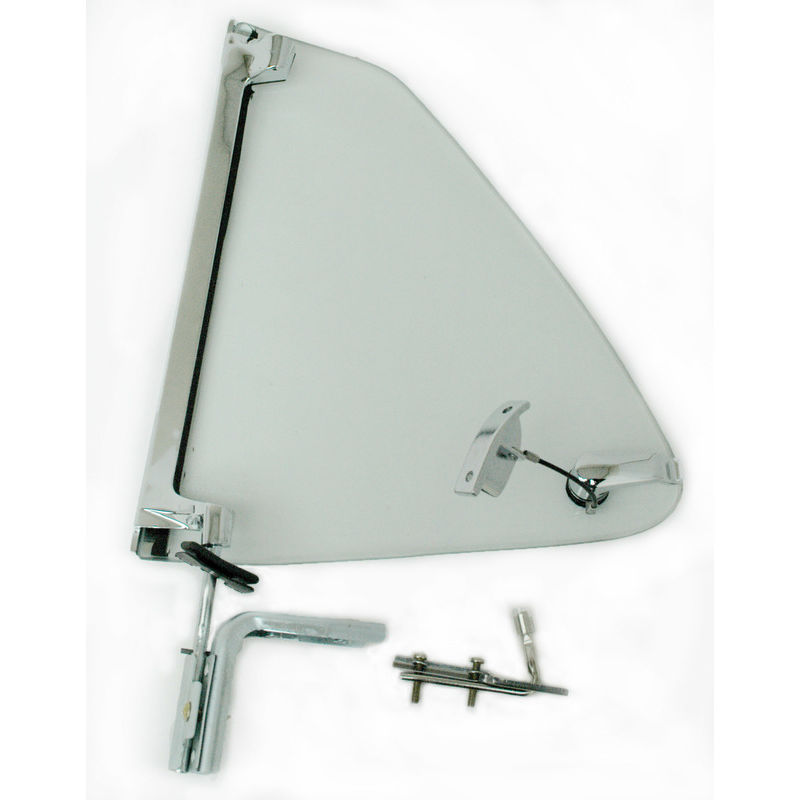 John's Mustang: 1969-1970 Mustang Quarter Window Assembly, RH - Clear