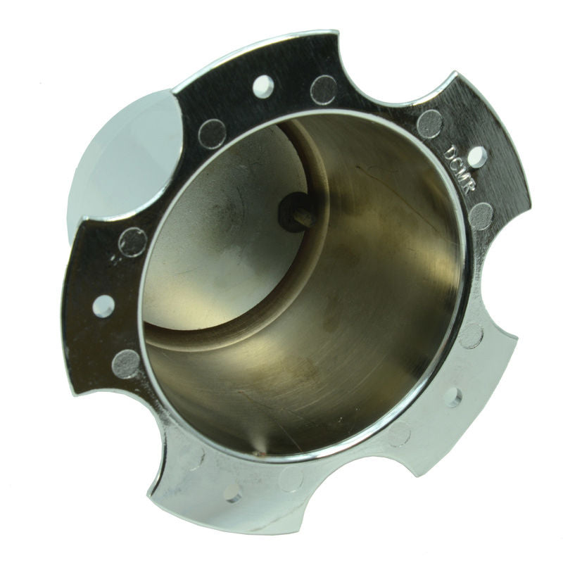 John's Mustang: 1973 Mustang Slotted Aluminum Wheel, Red Center