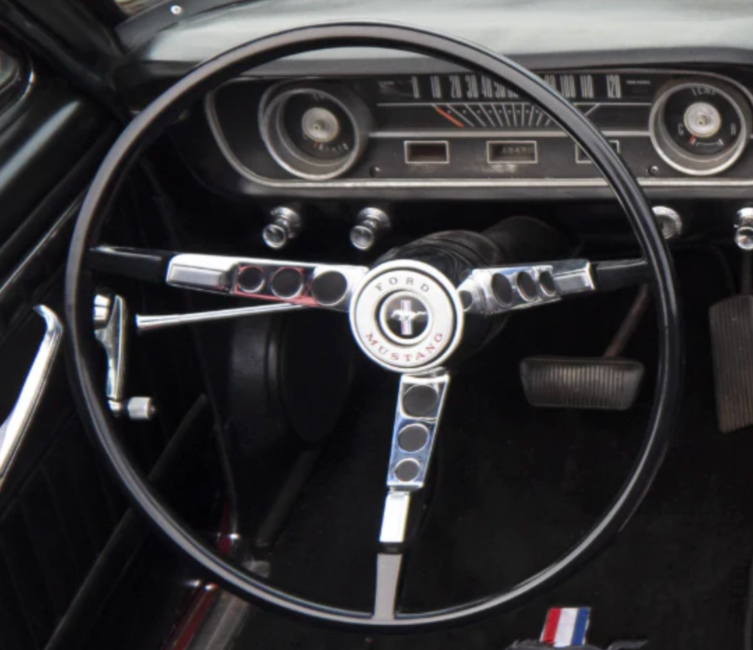 John's Mustang: 1965-1966 Mustang Steering Wheel OEM - (Excl. Horn Ring)