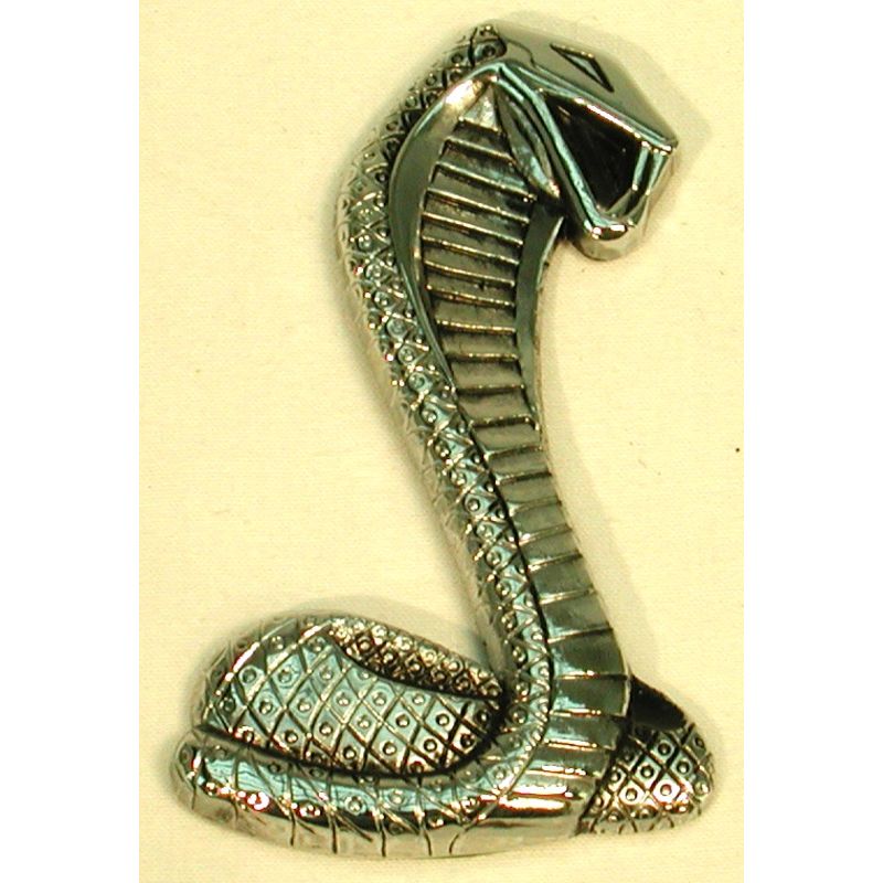 John's Mustang: 1969-1970 Mustang Fastback Roof Emblem, Convex Cobra Snake