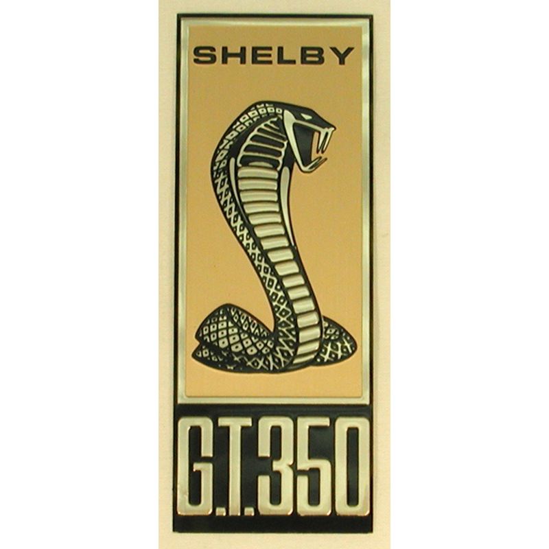John's Mustang: 1967 Shelby Mustang Front Fender Nameplate, GT350 ...